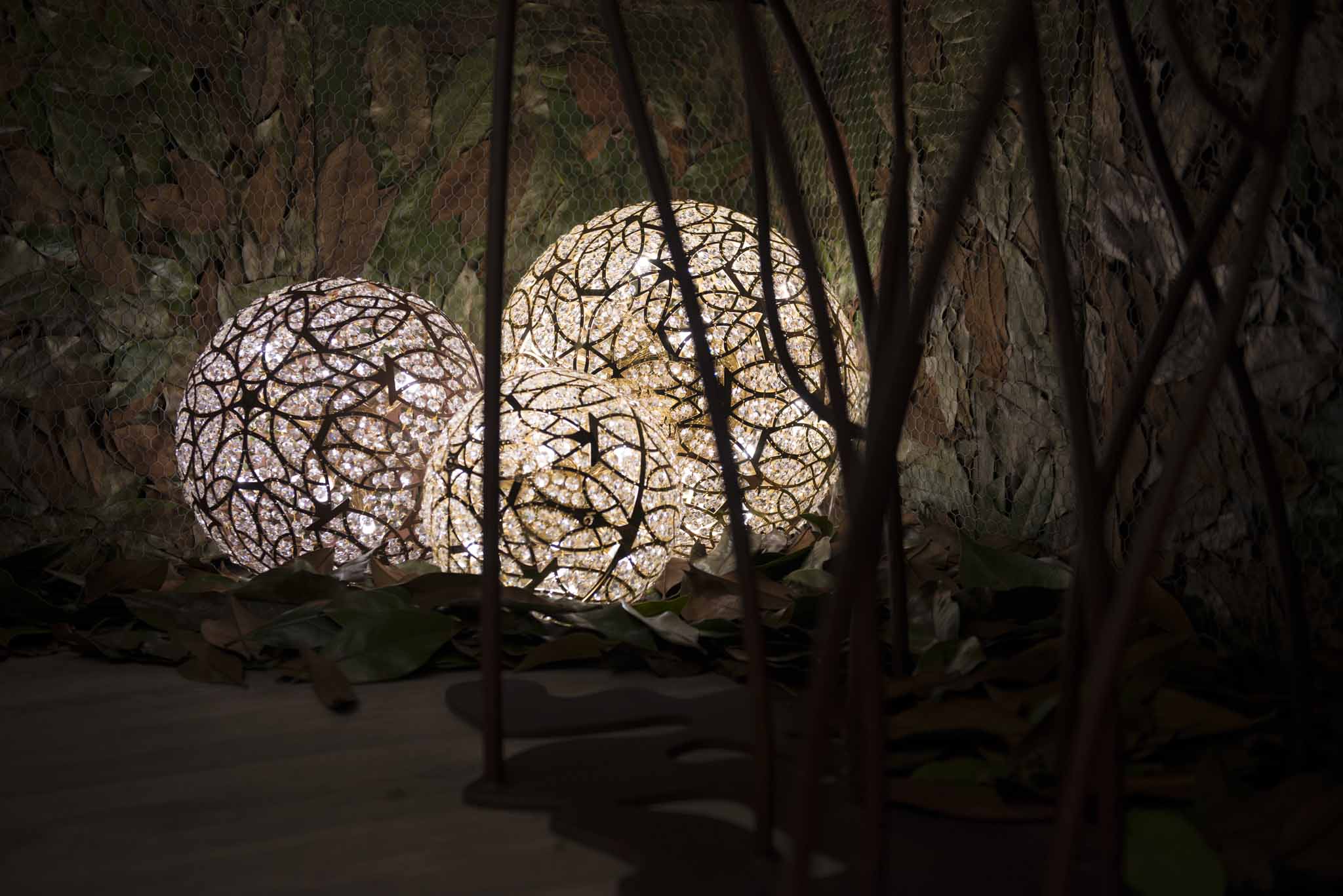 Earth & Ciliegio, Arabesque lights creating a dialogue with nature - VG ...